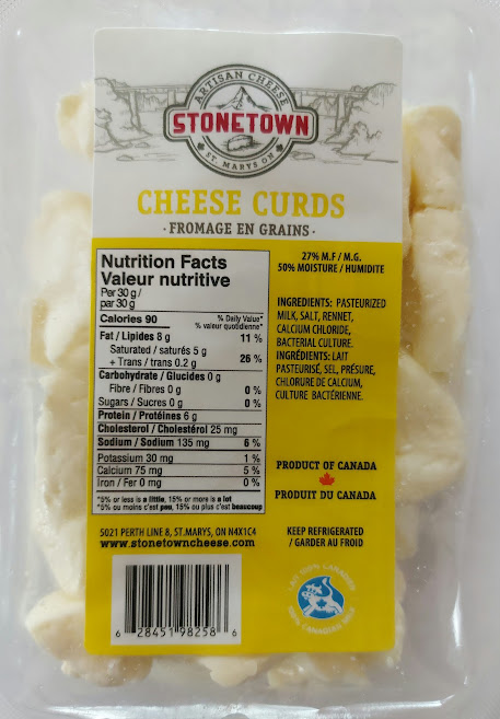 Plain Cheese Curds | Stonetown Artisan Cheese